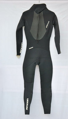 Black / Grey  Full Body Neoprene Diving  Suit 4MM Thickness with Knee Pad