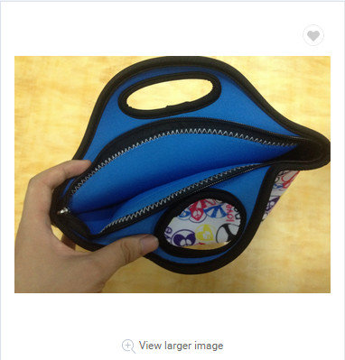 Portable waterproof and shockproof printed annual meal bag with diving material