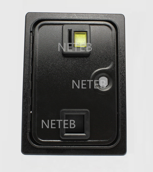 american style coin selector door with microswitch for arcade cabinet