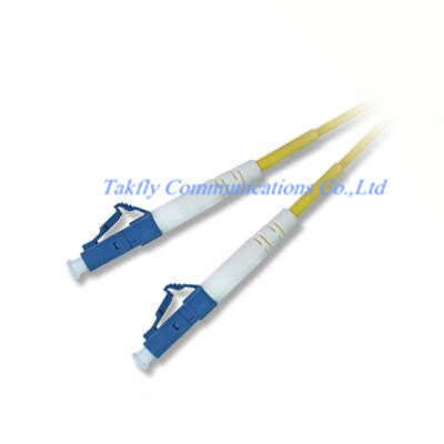 Corde de correction optique de fibre du SM 1M de LC/UPC-LC/UPC DX
