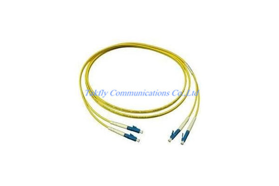 Corde de correction optique de fibre du SM 1M de LC/UPC-LC/UPC DX
