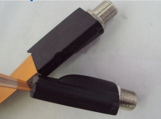Femelle de F au câble plat femelle de coupleur de F pour le coupleur plat de câble coaxial de liaison TV par câble de RG6 RG-6