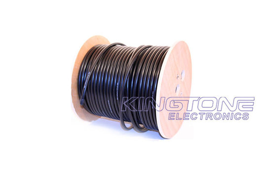 20 d'A.W.G. le câble coaxial de liaison de télévision en circuit fermé AVANT JÉSUS CHRIST RG59/U, 3.66mm a écumé PVC évalué par cm de PE pour l'appareil-photo