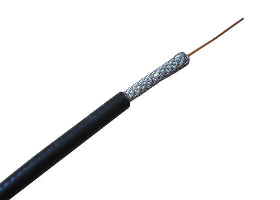 Câble coaxial de liaison plaqué de cuivre de l'acier RG59 pour DBS Driect annonçant le système de Saellite