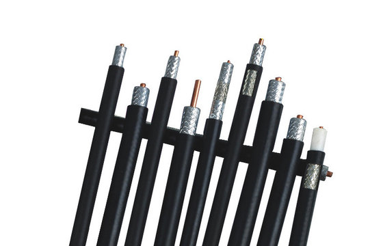 Perte du câble coaxial de liaison 500 de rf basse, câble tressé de cuivre bidon de 50 ohms pour l'antenne mobile