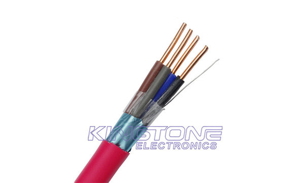 Câble résistant au feu standard du SR 114H de PH30 PH60 avec le caoutchouc de silicone, veste de FR-LSZH