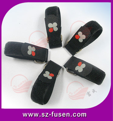 Serres-câble/courroies câble résistants UV colorés de Velcro avec la boucle pour le bagage