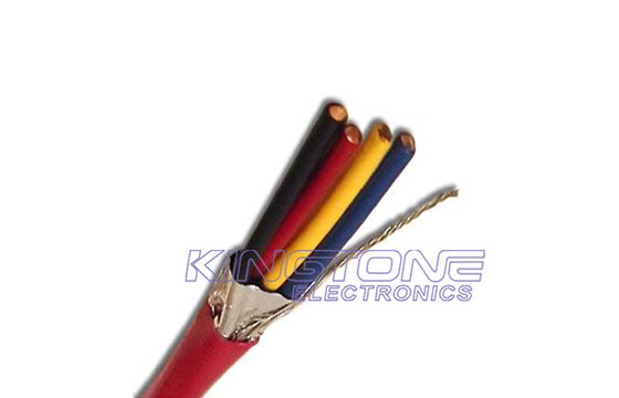 14 canalisation verticale d'isolation de PVC des conducteurs FPLR-CL2R du câble 4 de système d'alarme d'incendie d'A.W.G.