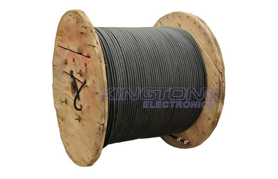 13 câble optique de réseau de fibre de JET du noyau 6mm, câble extérieur G.657A du réseau de transmission
