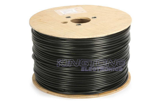 Le câble optique Fig.8 de fibre de GYTC8S a échoué la veste lâche de PE de bande d'acier en forme de tuyau