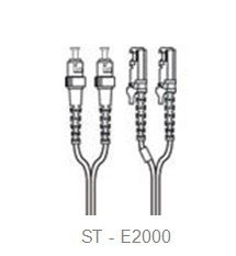 PVC à plusieurs modes de fonctionnement optique à la maison de corde de correction du duplex E2000-ST du câble 2.0mm de réseau de fibre