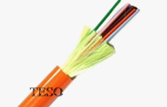 24 câbles optiques de réseau de fibre de noyau imperméables pour la communication