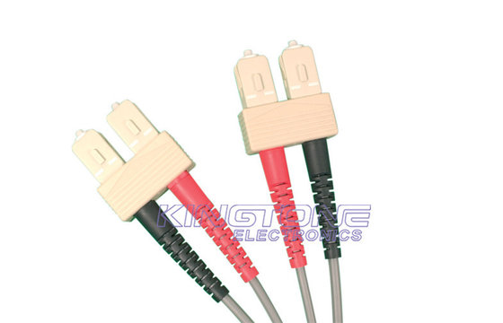 Sc au PC de Sc optique de corde de correction de fibre de duplex de Sc pour le coffret d'extrémité
