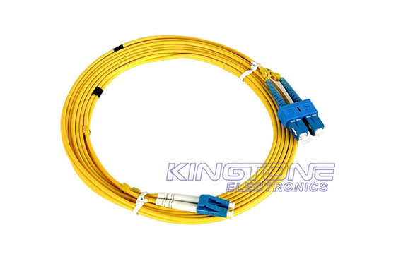 duplex à plusieurs modes de fonctionnement de fibre optique de corde de correction de 3.0mm OD pour CATV