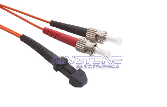 St au duplex 62,5/125 multi optique de mode de corde de correction de fibre de MTRJ um