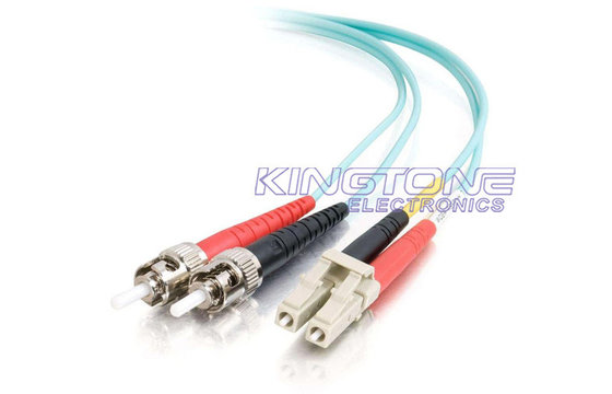 St optique de corde de correction de fibre multimode au duplex 3.0mm OD de LC 50/125