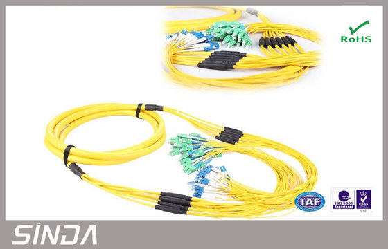 pullover optique de fibre Pré-terminée de LC/RPA Corning pour le projet de réseau de FTTH