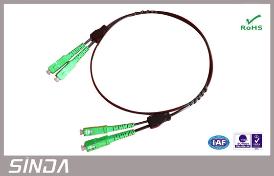 Mode unitaire optique de St LC DIN MU MTRJ de Sc de la corde de correction de fibre FTTH FC ou mode multi