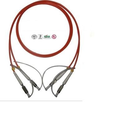 Type corde de 8 noyaux DIN de correction optique de fibre à plusieurs modes de fonctionnement pour LAN, CATV