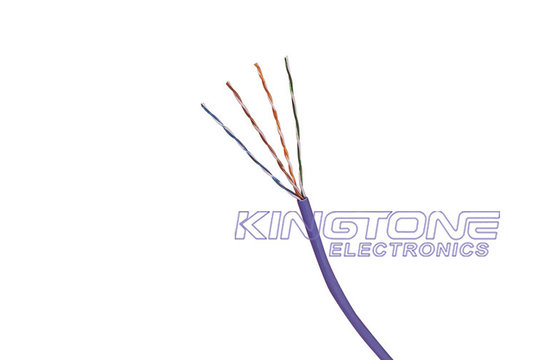 4 paires d'UTP CAT5E de câble de réseau, câble LAN De cuivre nu solide de conducteur de 0.50mm
