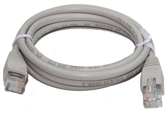 Corde de correction audio de réseau de ftp de la transmission Cat5 avec le câble de réseau de LAN 4paire