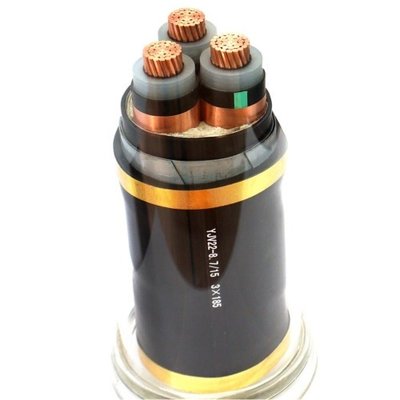 Fil à haute tension de cuivre extérieur 3.6/6KV~26/35KV du câble électrique XLPE
