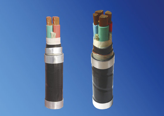 Bas câble engainé par InsulatedPVC du câble XLPE de tension de conducteur de cuivre rouge