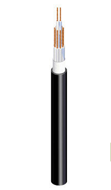 Noir blindé de câble engainé par PVC de câble de tension de l'aluminium XLPE bas