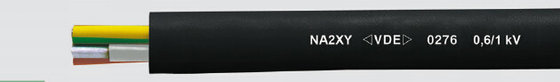 Noir blindé de câble engainé par PVC de câble de tension de l'aluminium XLPE bas