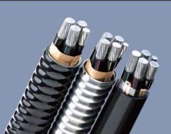 Le câble résistant au feu XLPE de basse tension a isolé l'aluminium ondulé engainé