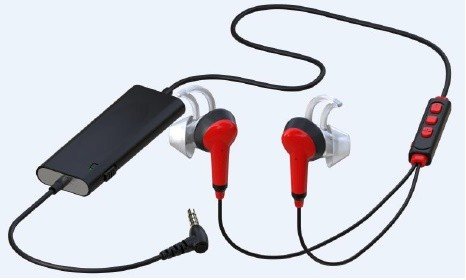 Noise-canceling Headphone, wide range Frequency response, battery embedded, high sensitivity
