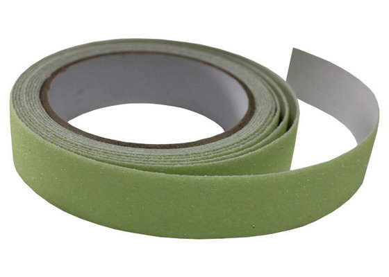 Single Sided Glow In The Dark Anti Slip Tape , PET Glow In The Dark Safety Tape