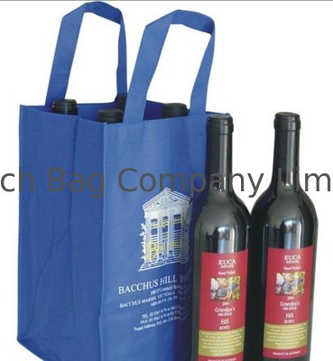 Eco Friendly PP Non Woven Bags for Wine Packaging , Multi Colors