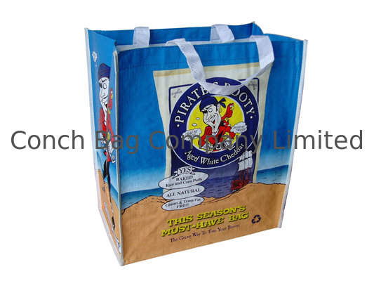 Custom Transparent PP Woven Bag for Advertising with 140gsm PP Woven Fabric
