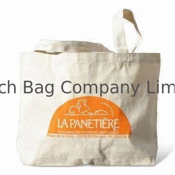 Natural 8OZ Organic Cotton Bags for Shopping , Embroider Printing