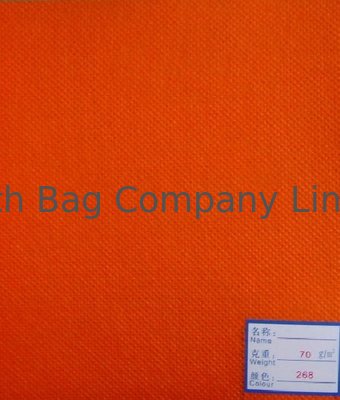 Red PP Non Woven Fabrics for Shopping Bags , Water Repellent