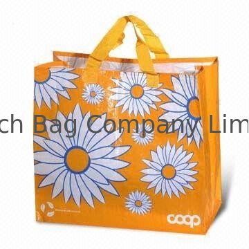 Big PP Woven Bag  Laminated Woven Bag  Colorful Tote Bag For Promotion