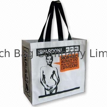 Big PP Woven Bag  Laminated Woven Bag  Colorful Tote Bag For Promotion