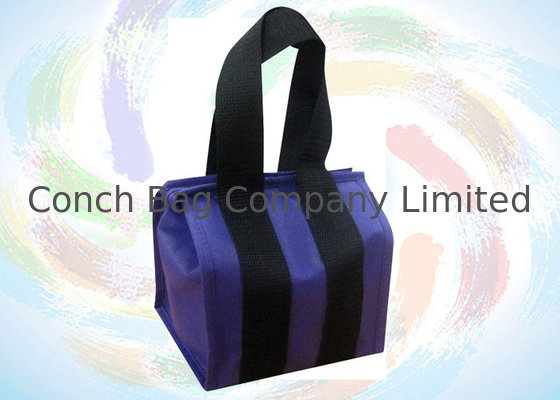 Printed Foldable Recyclable PP Non Woven Bag / Shopping Bags with Handle