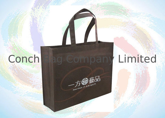Folding Recycled PP Non Woven Shopping Bags Black or Customized
