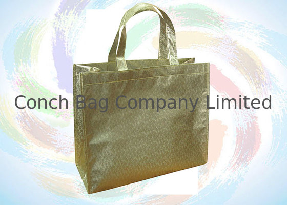 Folding Recycled PP Non Woven Shopping Bags Black or Customized