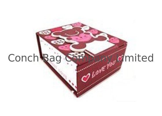 Custom red decorative fancy paper / Ivory board gift packaging box of AI / PDF / CDR