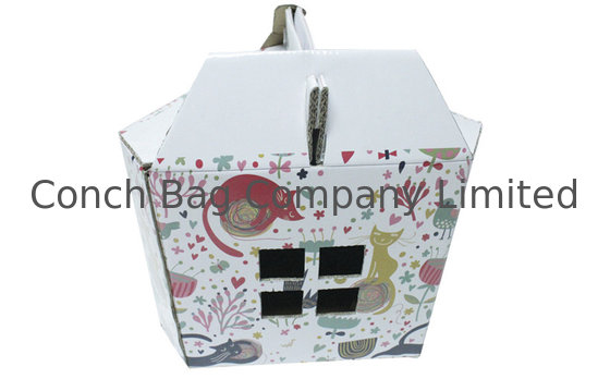The highest advance cat and dog recycled cardboard gift boxes with CMYK printing