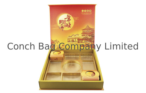 Customized Moon cake packaging gift boxes with insert  blister