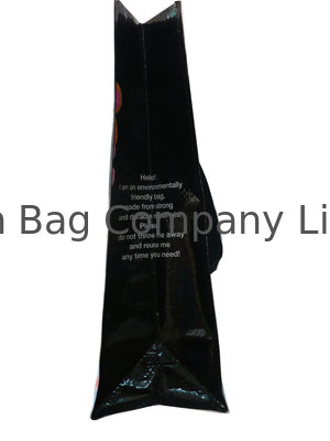 Customized PRASE PP Woven Bags With Flower Pattern, Personalized Logo For Shopping