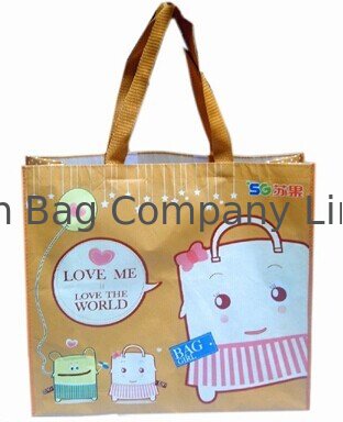 Promotion Non Woven Cartoon Shopping Bag / PP Non Woven Bag eco friendly