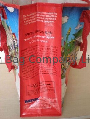 Printed folding non woven environmental friendly shopping bags for cloth packaging