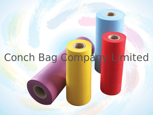 Waterproof Multi Color Spunbond PP Non Woven Fabric Manufacturer for Packing Bags / Pillow Case
