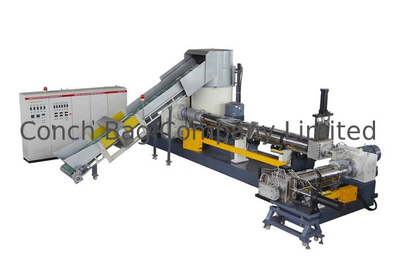 Two Stage Plastic Recycling Granulator For Film / Bags / Non - woven Fabric