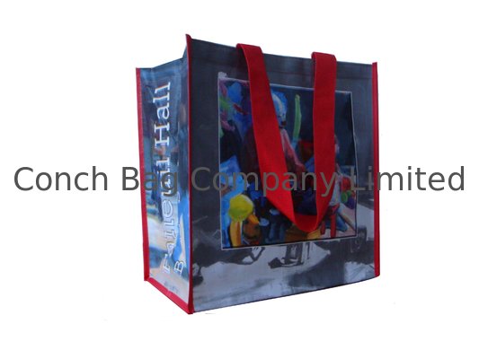 Personalized Laminated Packaging Wine PP Woven Shopping Bag For promotional Gift